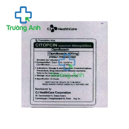 Citopcin Injection 400mg/200ml - Thuốc điều trị nhiễm khuẩn
